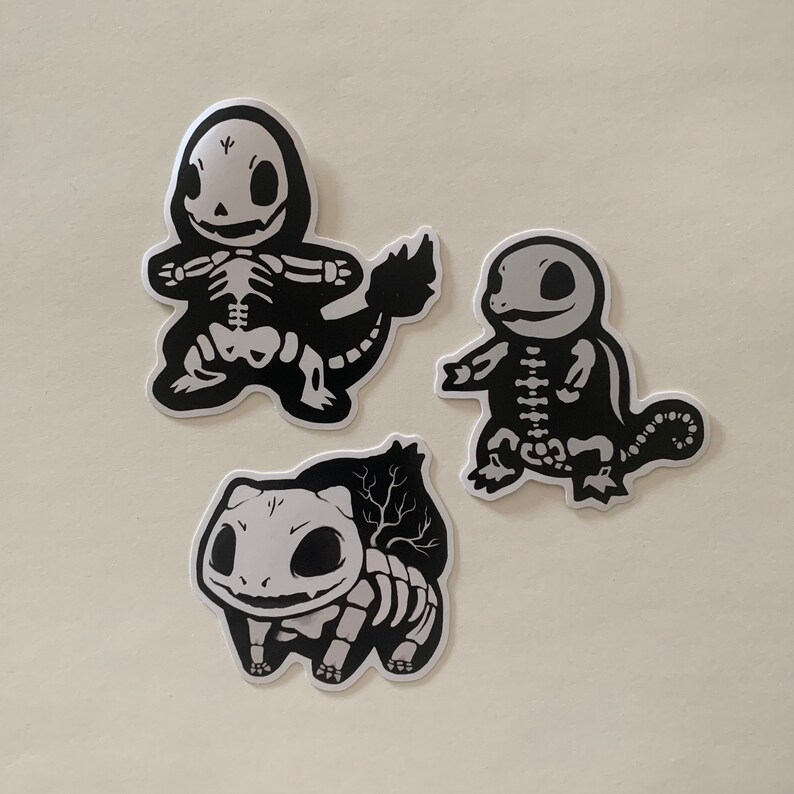 Spooky Charmander Sticker - Etsy