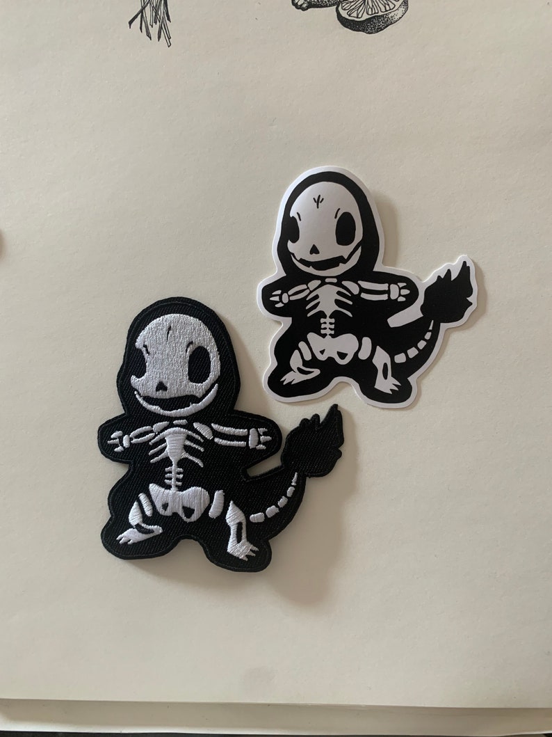 Spooky Charmander Sticker - Etsy