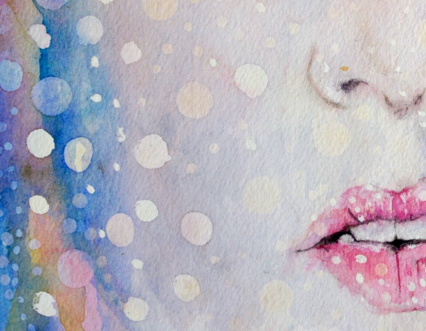 Goddess Astraea Watercolour Painting Art Print Innocence | Etsy