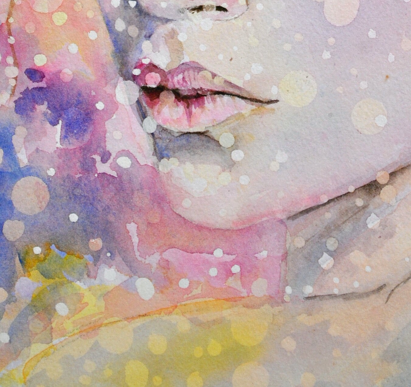 Goddess Hestia Watercolour Art Print, Spiritual Painting, Colourful ...
