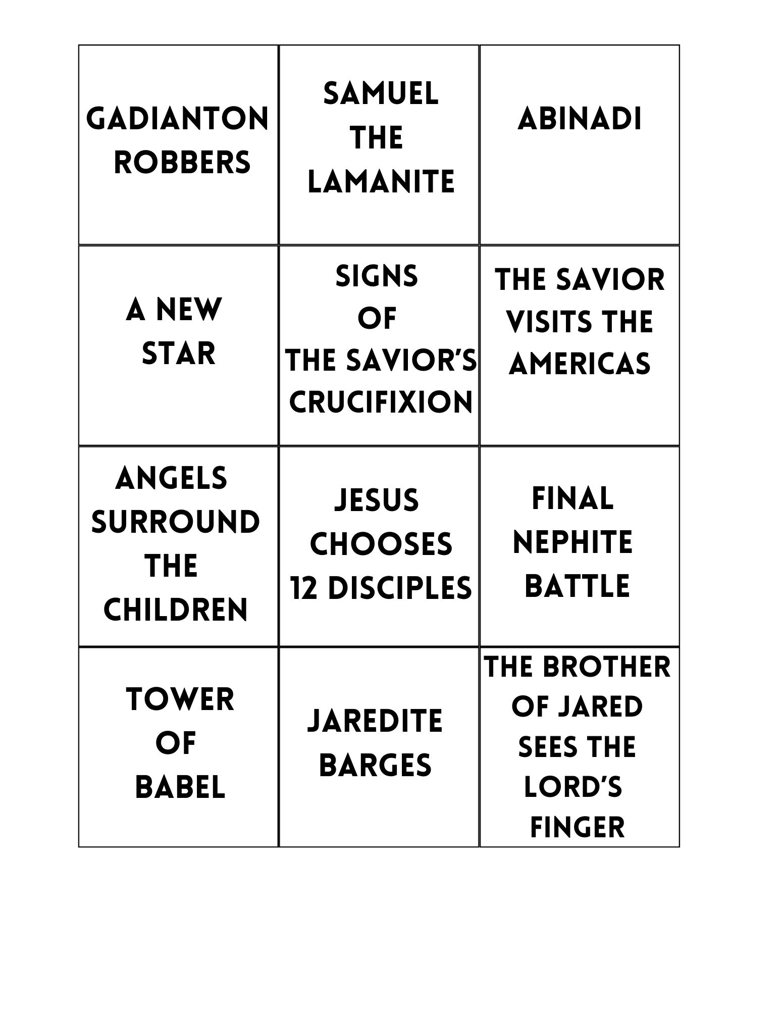 Book of Mormon Pictionary Game - Etsy