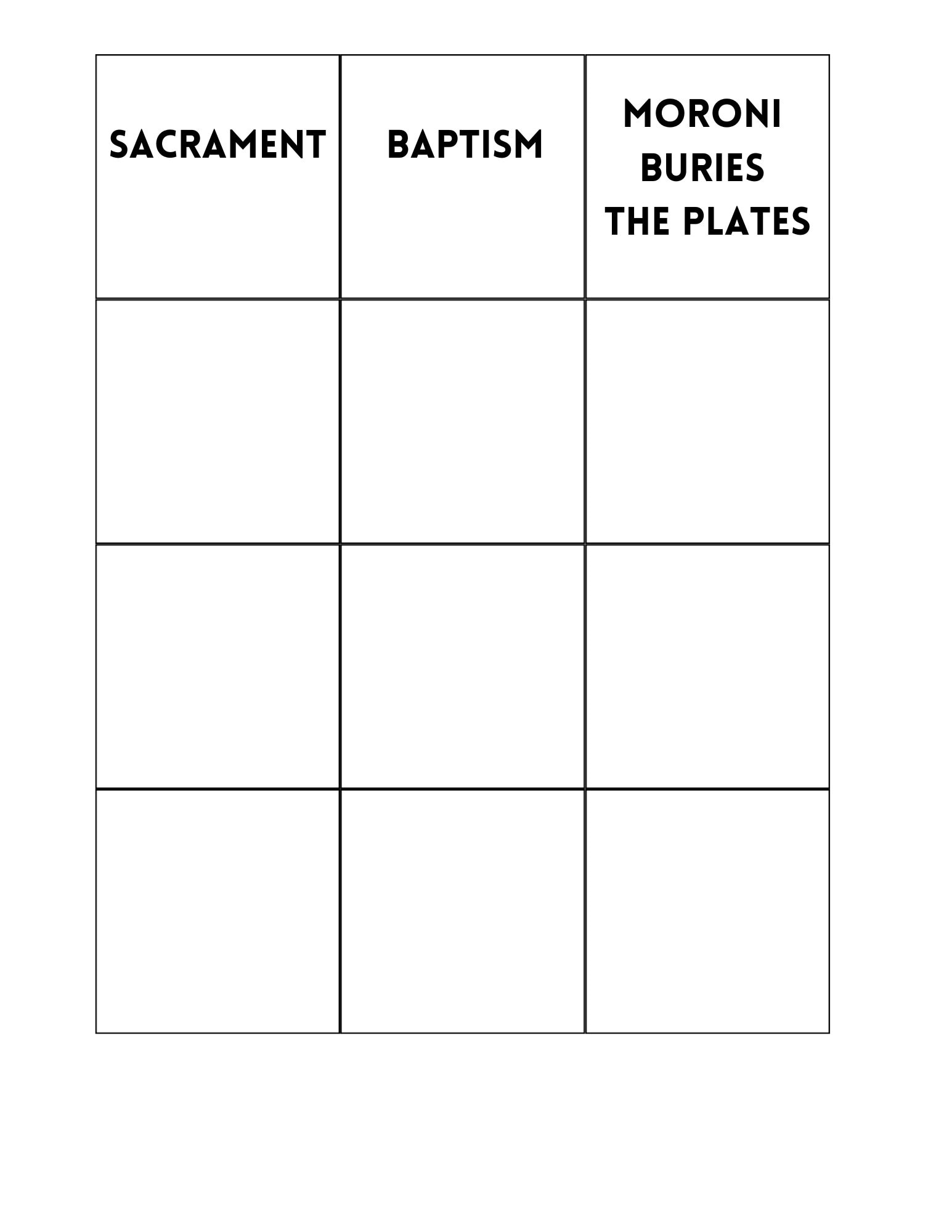 Book of Mormon Pictionary Game - Etsy