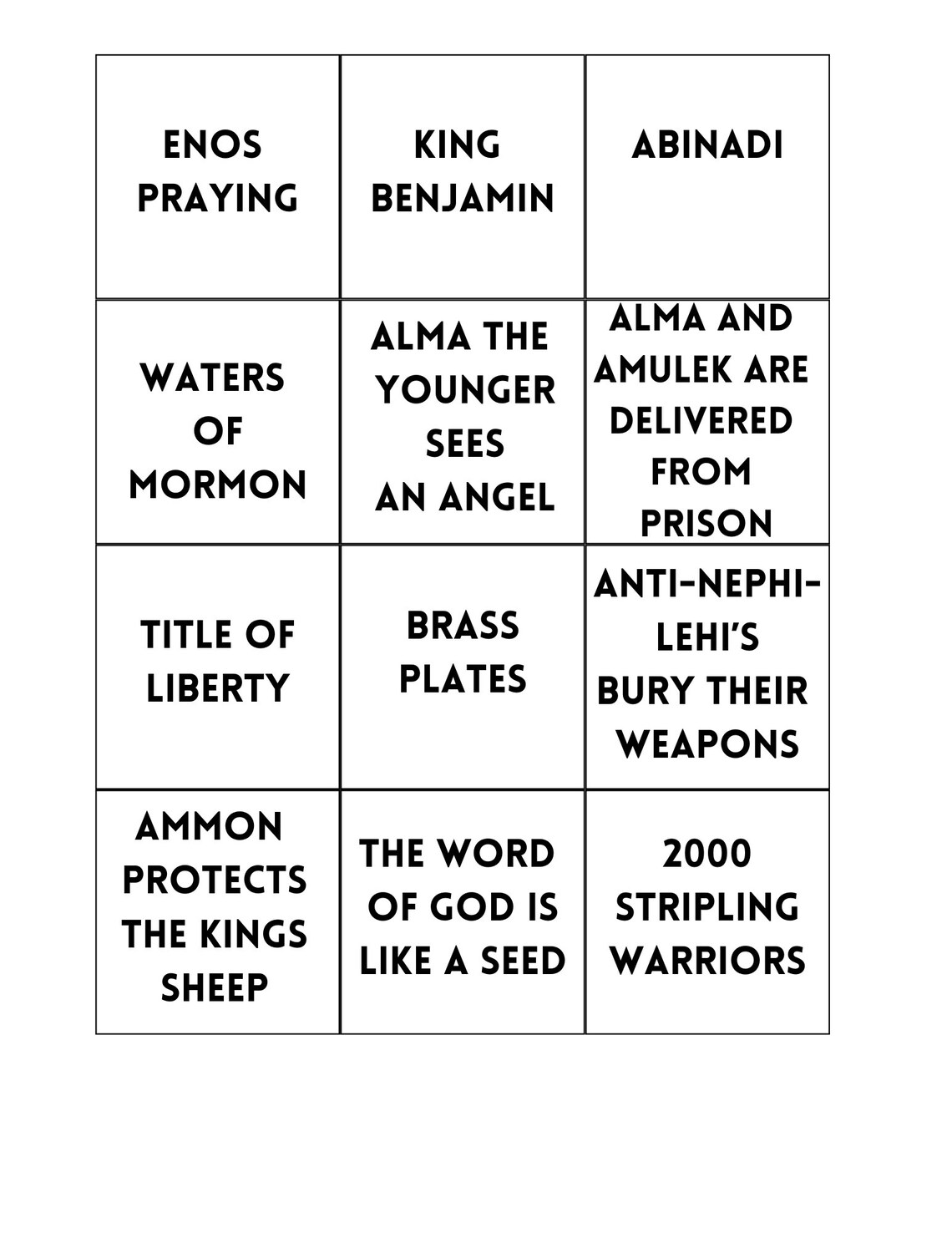 Book of Mormon Pictionary Game - Etsy