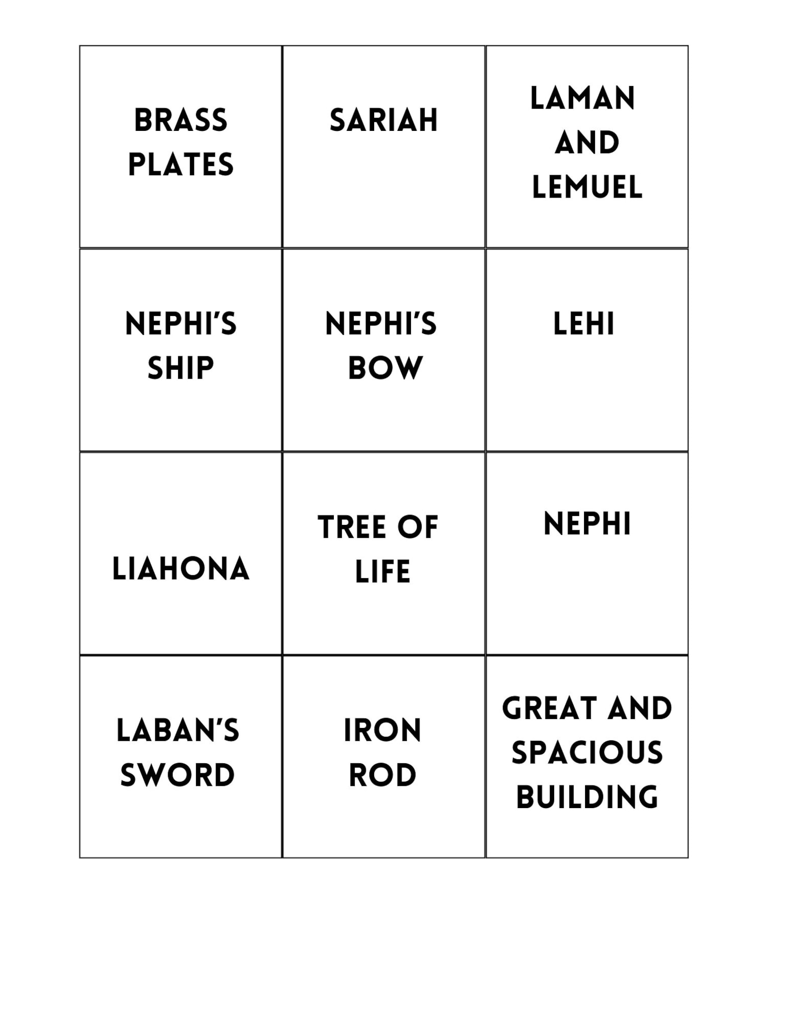 Book of Mormon Pictionary Game - Etsy