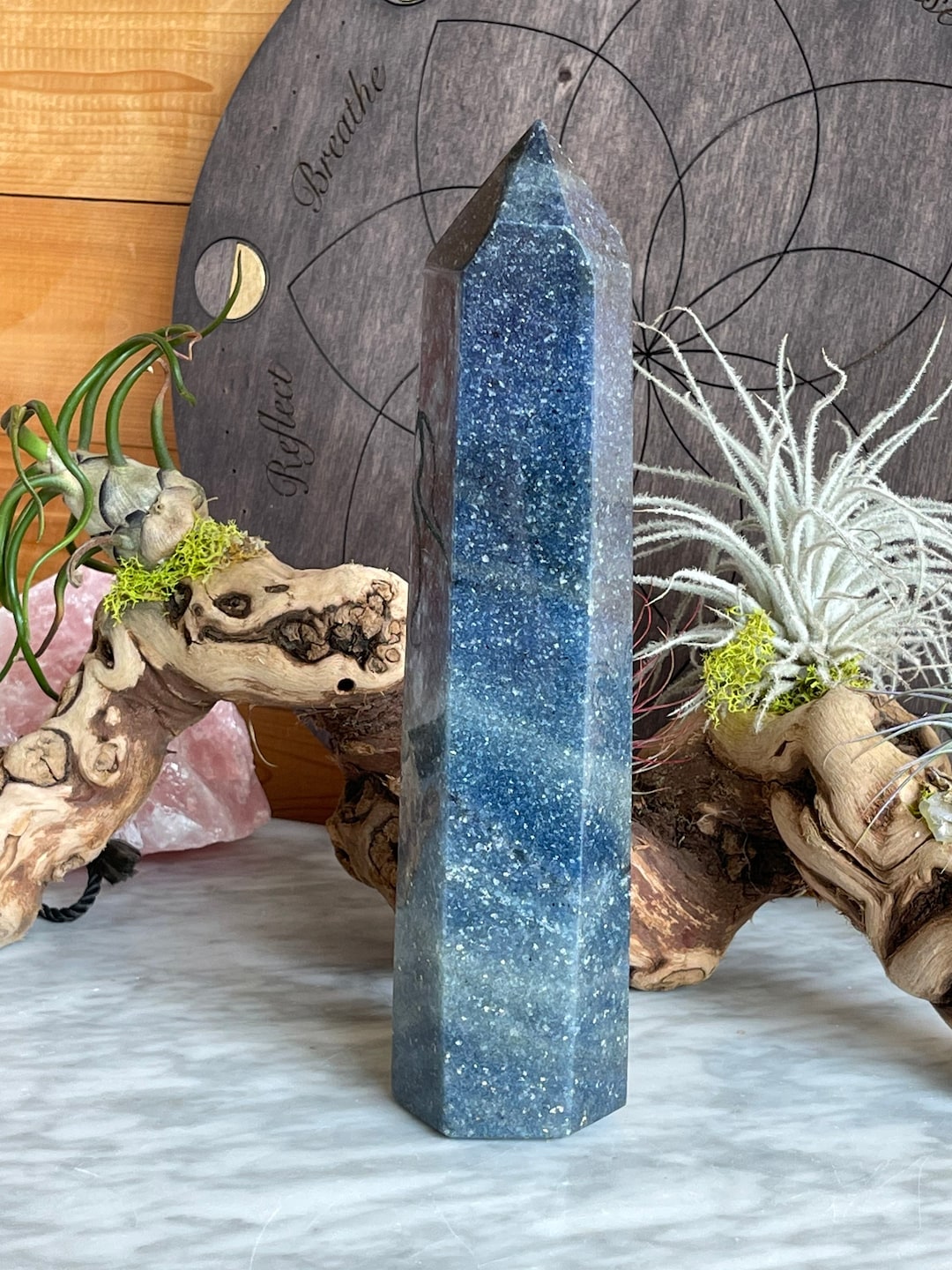 659g Lazurite Tower, Lazulite, Dumortierite - Etsy