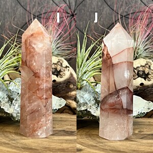 Red Healer Towers, Red Hematoid Points, Fire Quartz Points, Healing ...