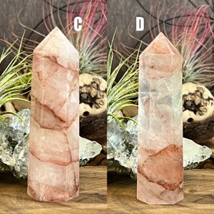 Red Healer Towers, Red Hematoid Points, Fire Quartz Points, Healing ...