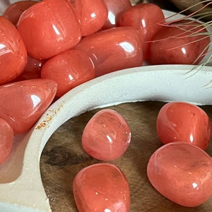 Cherry Quartz Tumbled Stones (man Made Quartz) , Chakras, Reiki ...