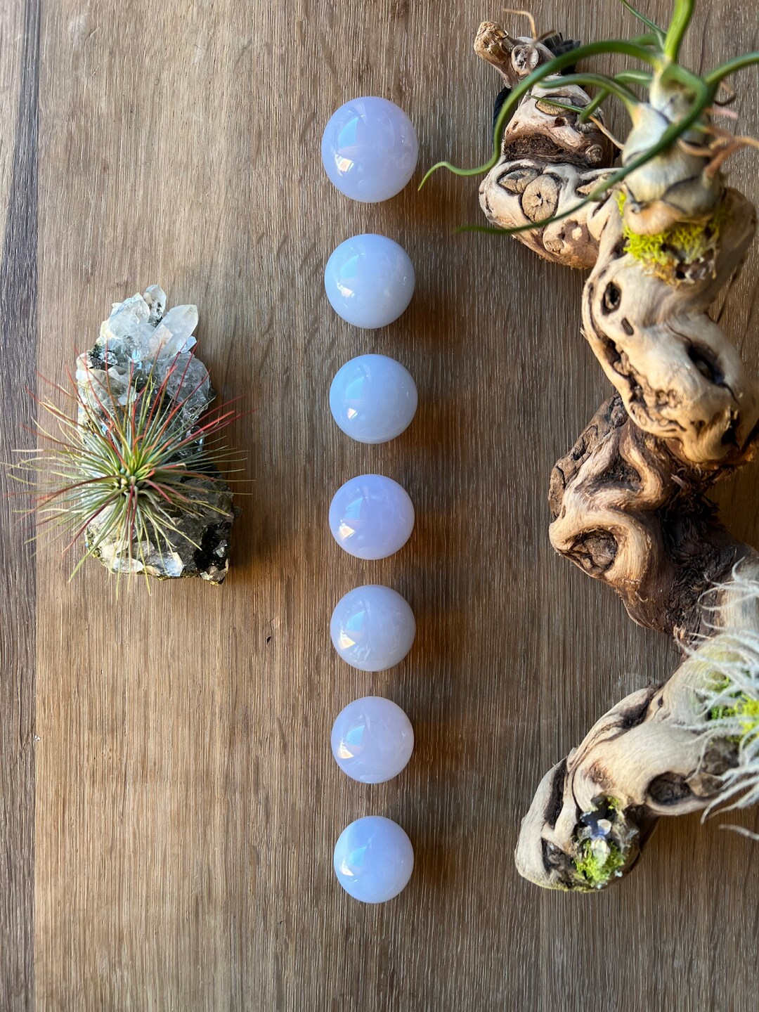 Blue Chalcedony Spheres, Chakras, Reiki, Healing Spheres - Etsy