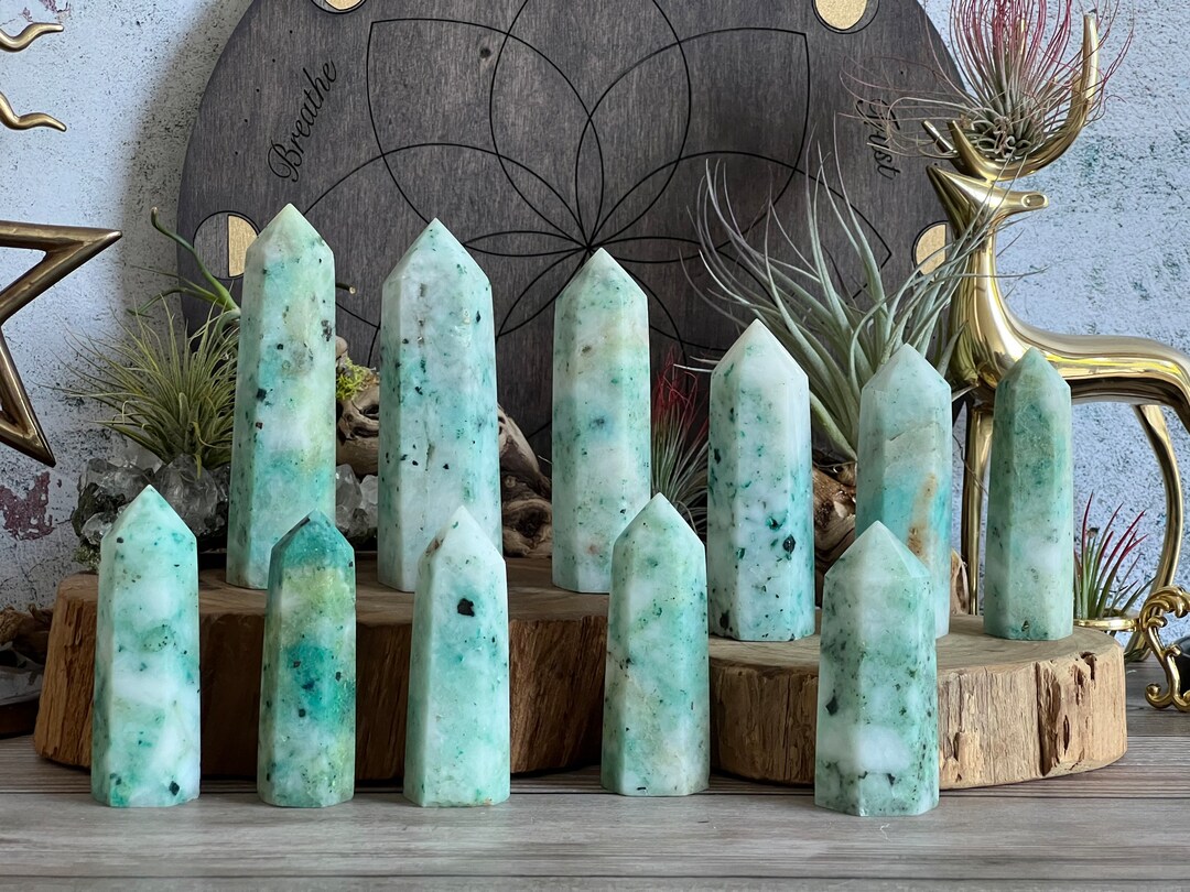 Genuine Phoenix Stone Towers, Healing Towers, Reiki, Chakras - Etsy