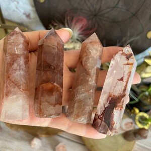 Red Healer Towers, Red Hematoid Points, Fire Quartz Points, Healing ...