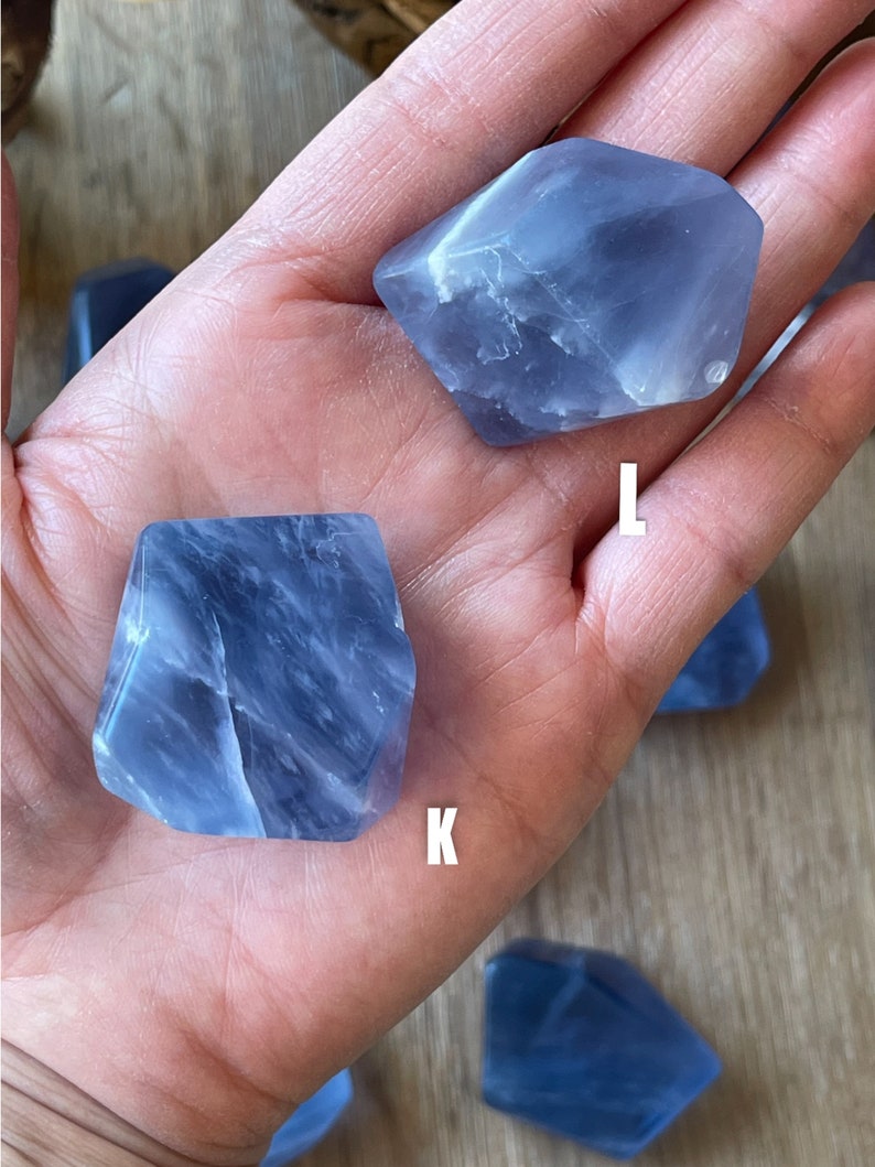 RARE ALL Natural Blue Fluorite With Traces of Yttrium Iron - Etsy