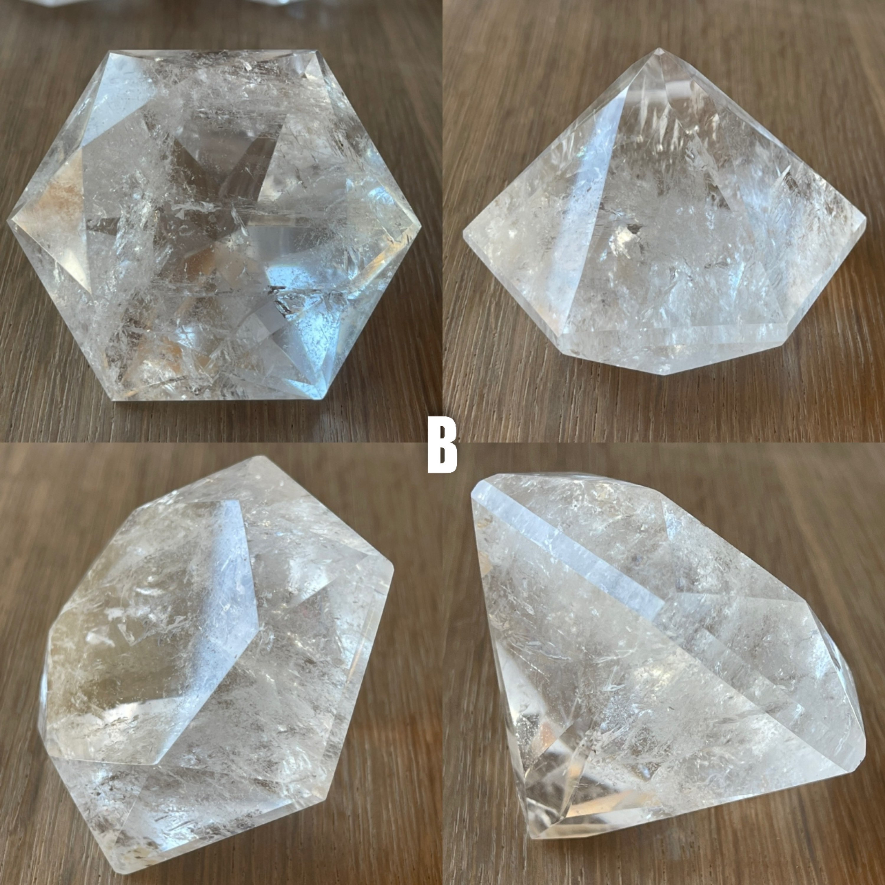 Genuine Brazilian Clear Quartz in Diamond Amplifying Crystal | Etsy