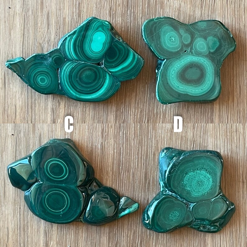 Genuine Malachite Slices, Malachite Slabs - Etsy