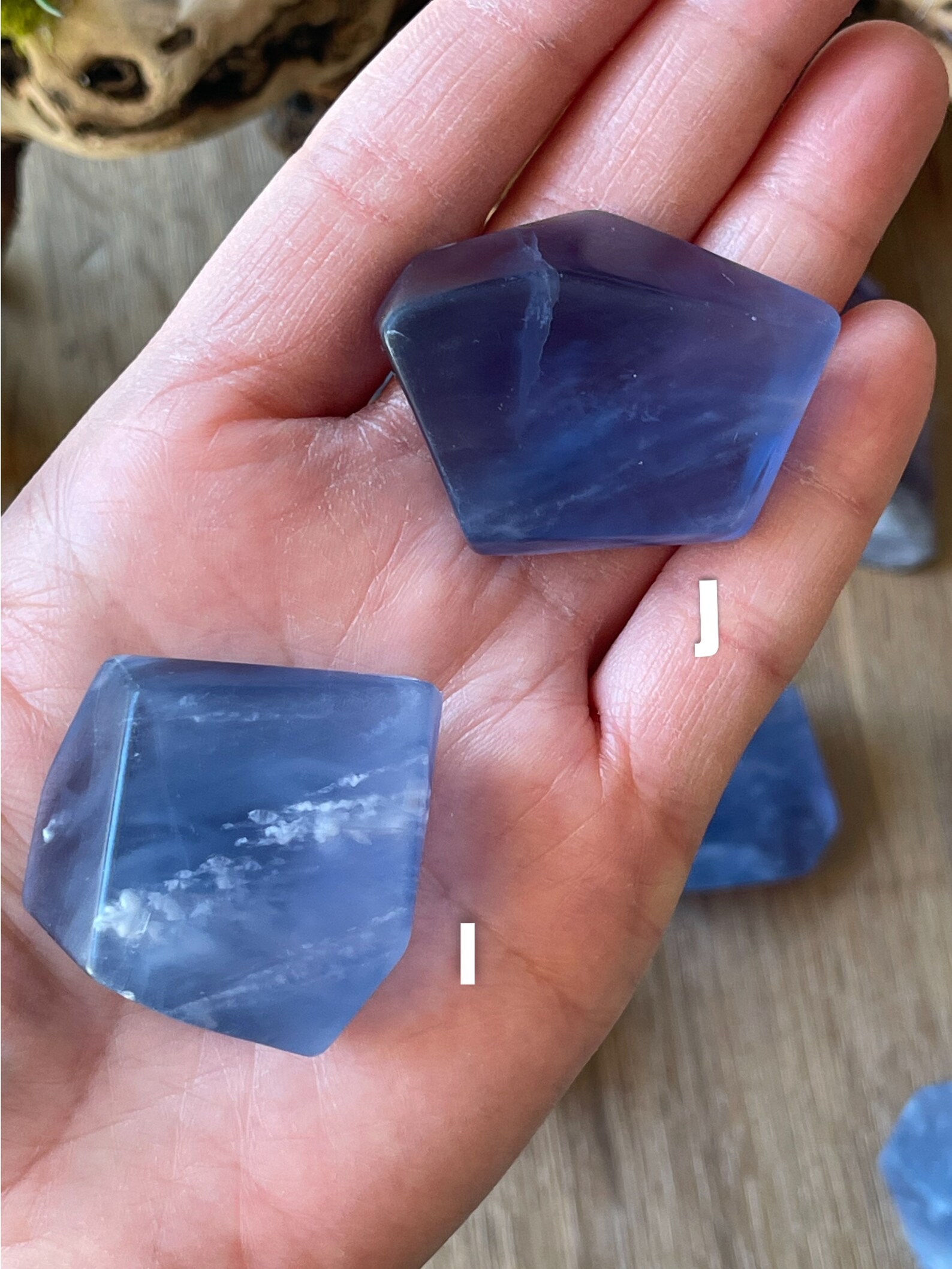 RARE ALL Natural Blue Fluorite With Traces of Yttrium Iron - Etsy