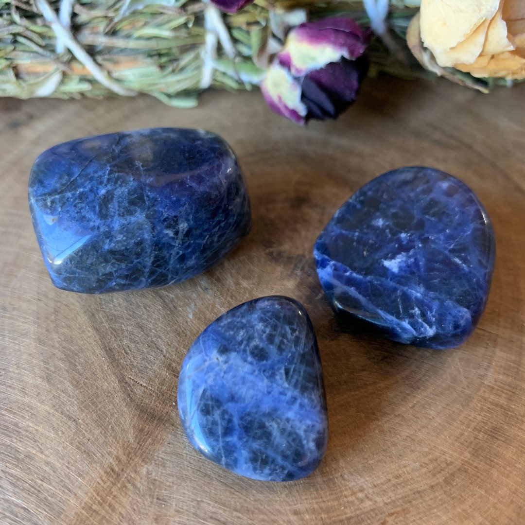 Sodalite Tumbled Stones, Chakras, Reiki, Healing - Etsy