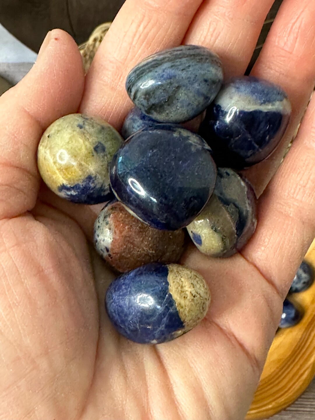 Sodalite Tumbled Stones, Chakras, Reiki, Healing - Etsy