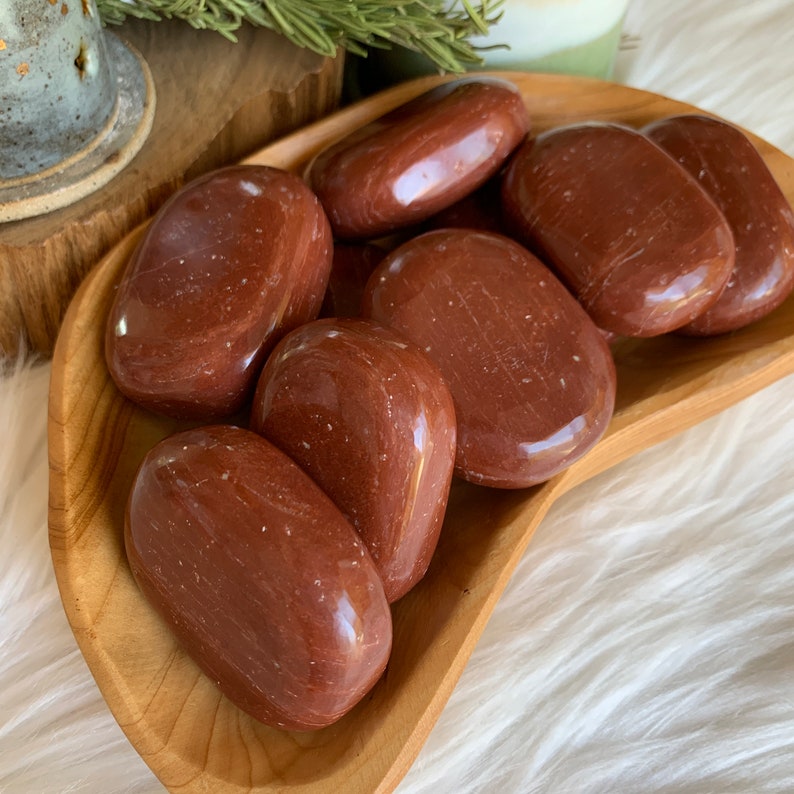 Red Jasper Palm Stone, Root Chakra, Healing Stones - Etsy