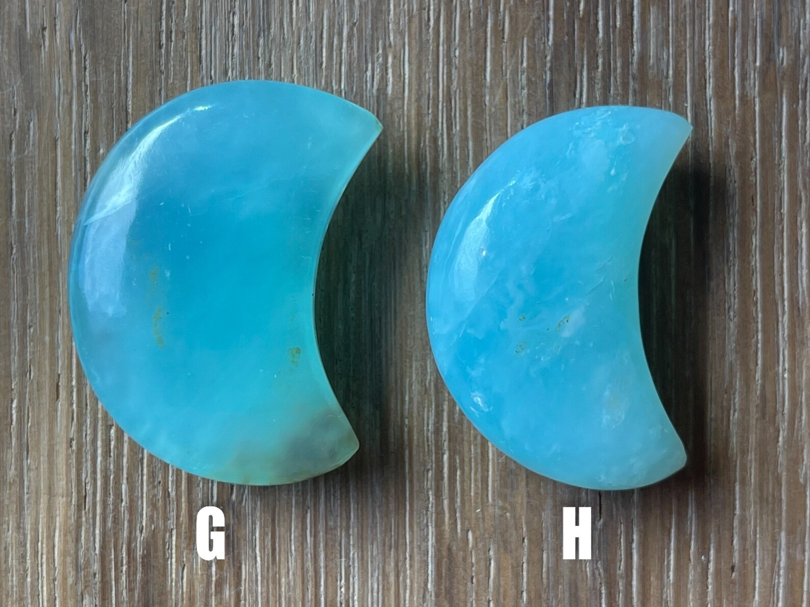 Genuine Blue Opal Moons Opal Moons Reiki Healing Chakras. - Etsy