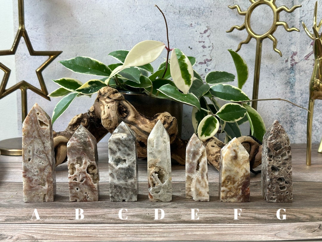 Druzy Sphalerite Towers Chakras Reiki Healing Towers - Etsy