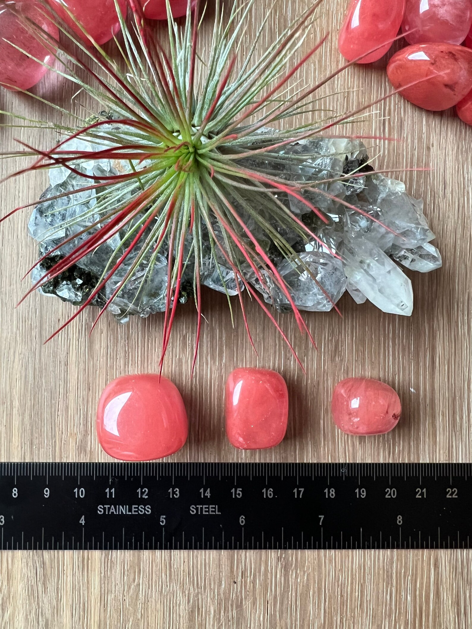 Cherry Quartz Tumbled Stones (man Made Quartz) , Chakras, Reiki ...