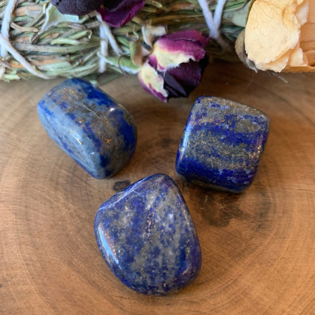 Lapis Lazuli Tumbled Stones, Chakras, Reiki, Healing - Etsy