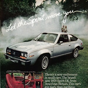 1979 AMC Spirit DL American Motors-let the Spirit Move You-original ...