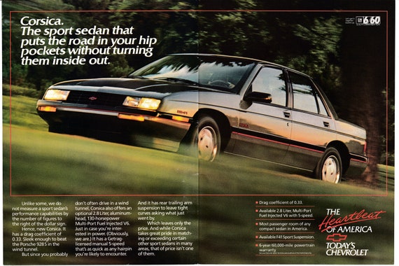 1988 Chevy Corsica CHEVROLET CORSICA 1991 Chevrolet Corsica Lt