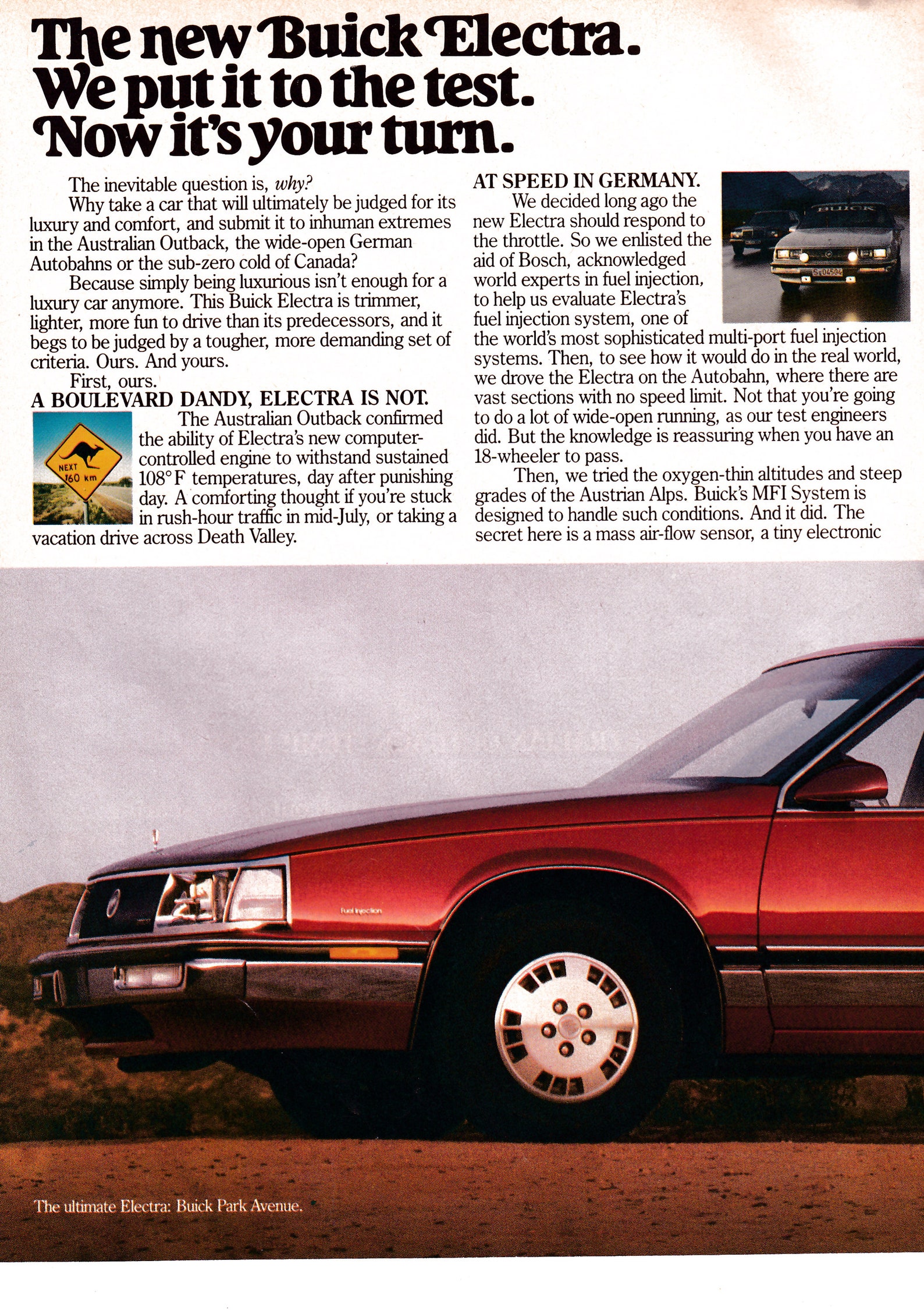 1984 Buick Electra-high Tech-fuel Injection-original 2 Page - Etsy Canada