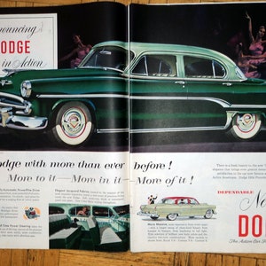 1954 Dodge Royal V-8 4 Door Sedan-massive-original 2 Page 13.5 * 10.5 ...