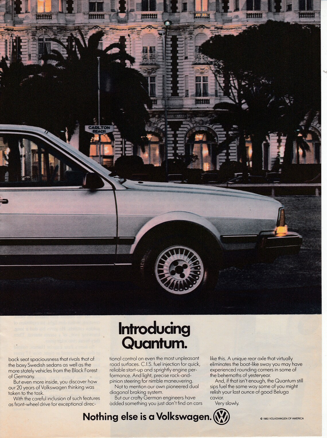 1982 VW Quantum Volkswagen-Luxury Economy German Original 2 | Etsy
