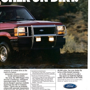 1989 Ford Ranger STX 44 2.9 Liter V-6-P215 Tires Original - Etsy
