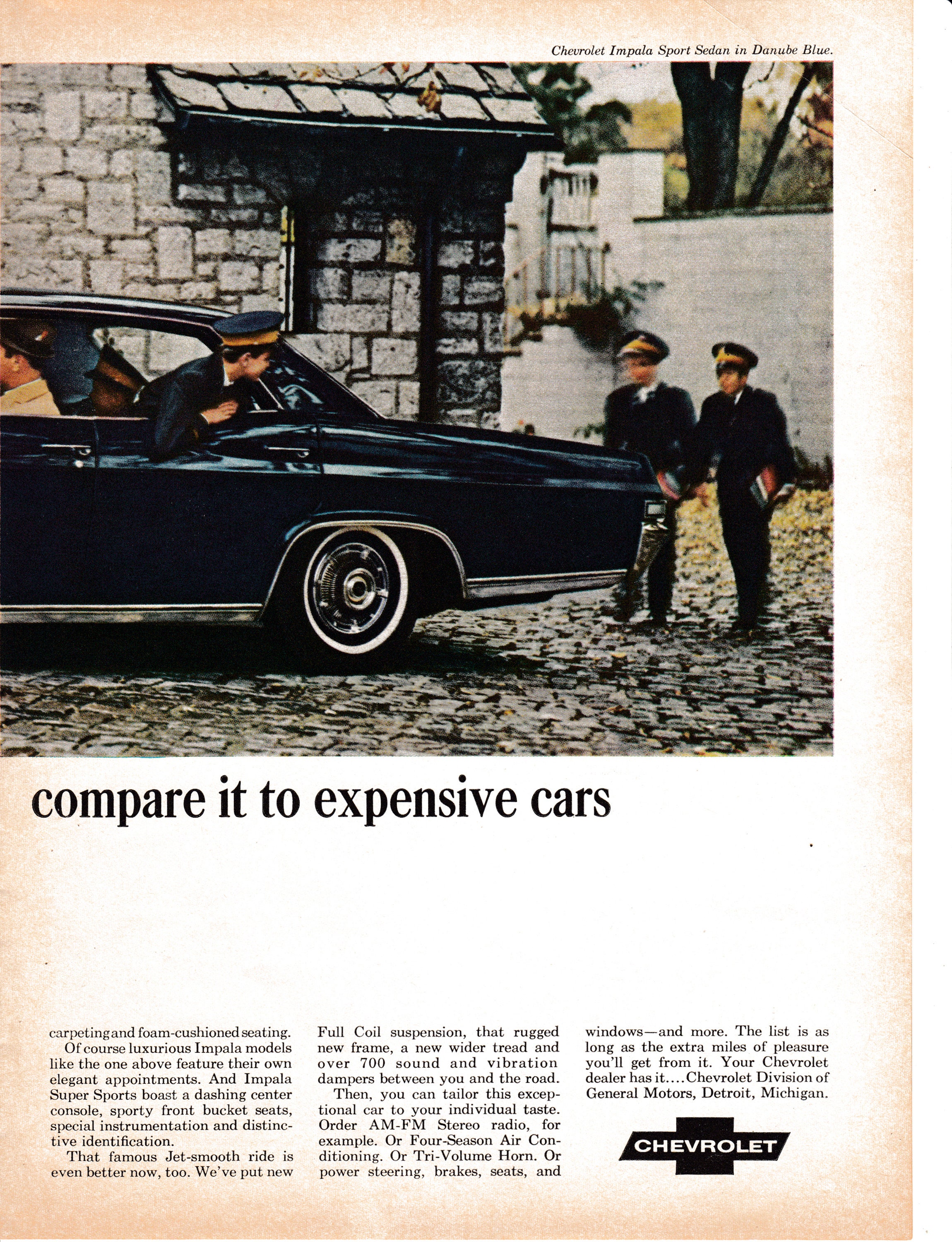 1965 Chevrolet Impala Super Sport-Danube Blue-Original 2 Page | Etsy