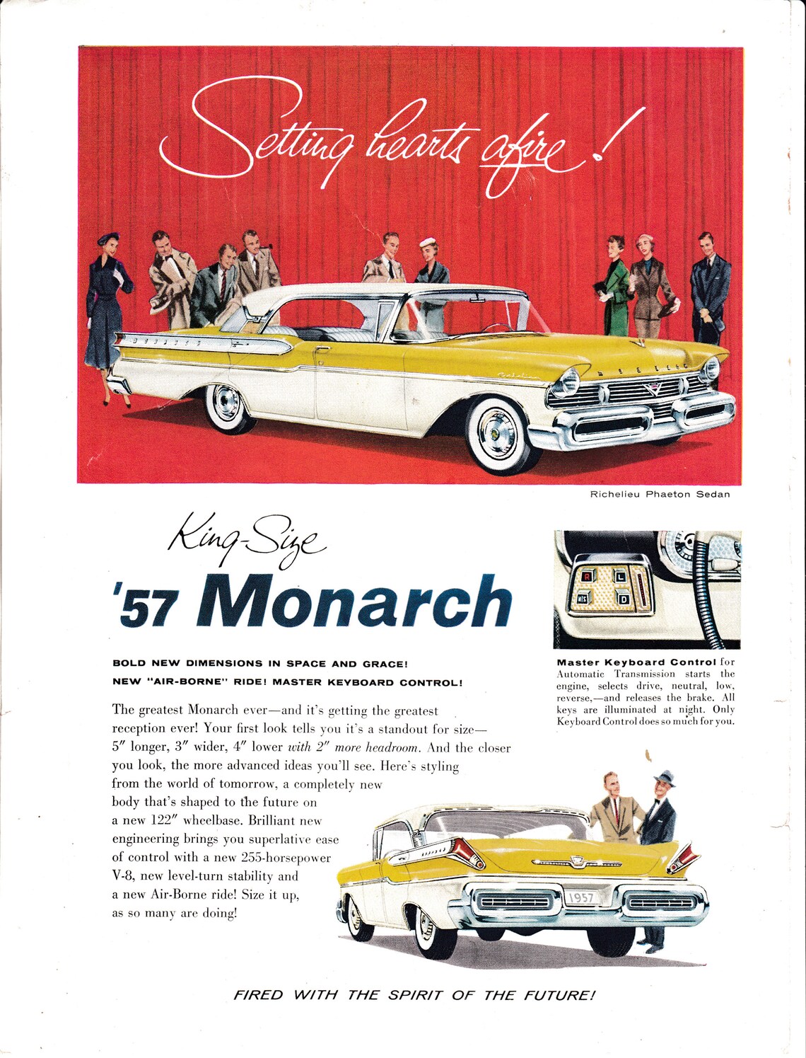 1957 Ford Monarch Richelieu Phaeton Sedan King Size Original - Etsy