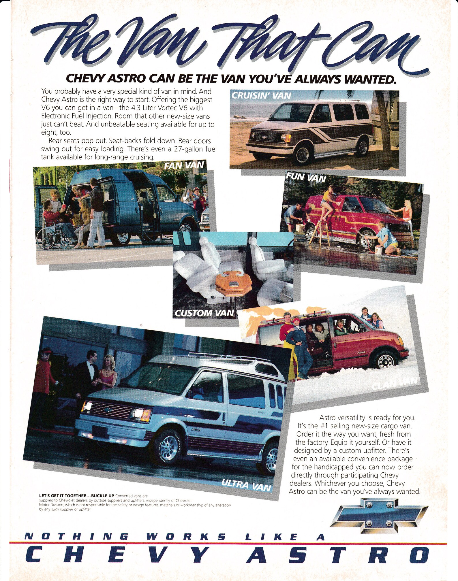 1986 Chevrolet Astro Van-4.3 Liter Vortec V-6 Engine-original - Etsy