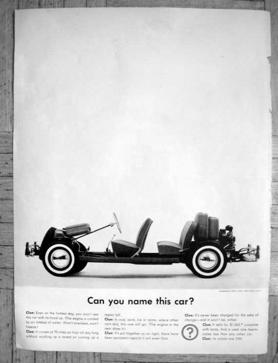 1960s Volkswagen Ads