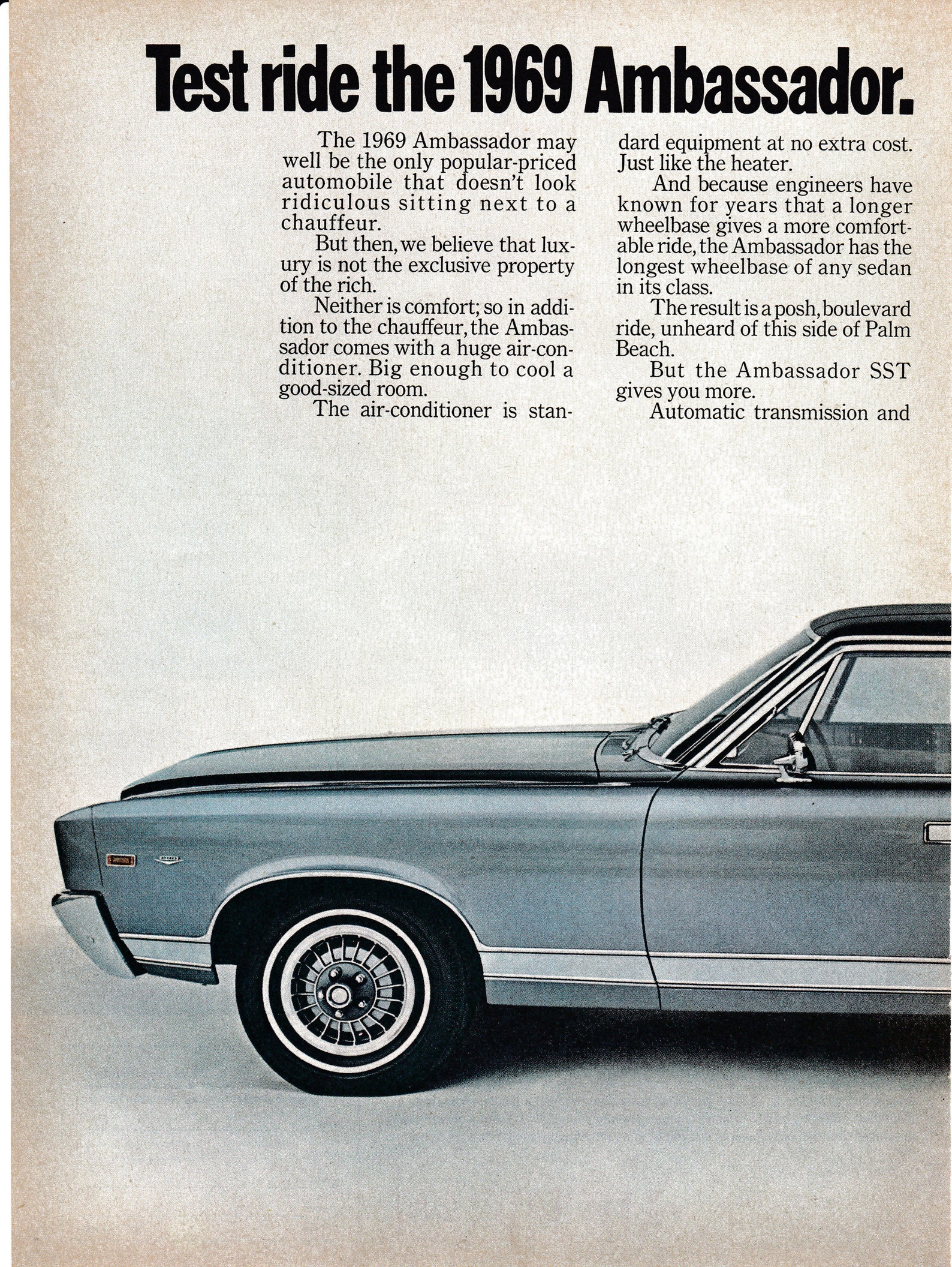 1969 AMC Ambassador-chauffeur Pick up for Drive Original 2 | Etsy