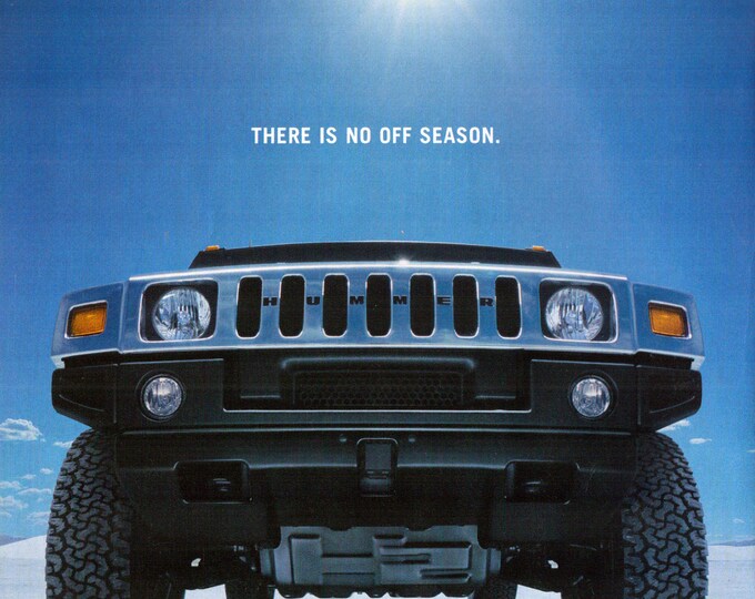 2003 Hummer H2 Like Nothing Else Original Magazine Ad - Etsy