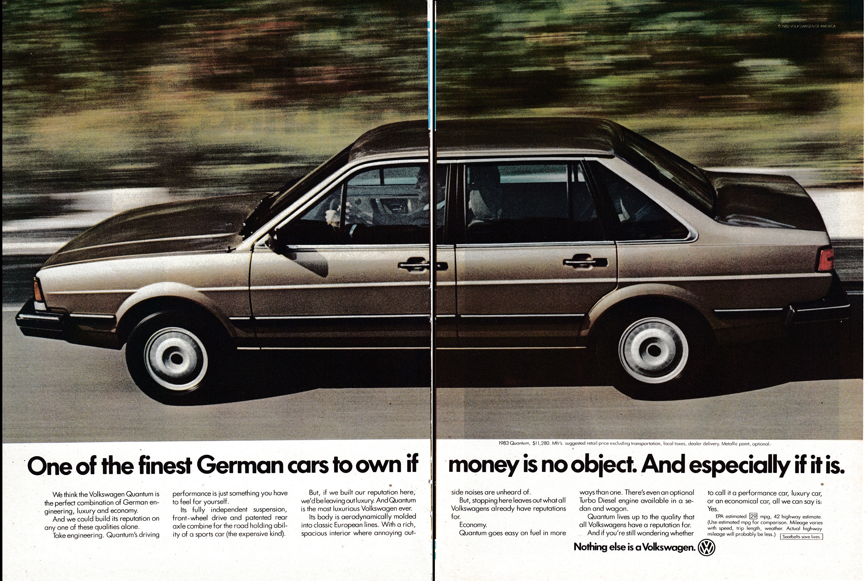 1983 VW Quantum-High Performance-Volkswagen-Original 2 Page - Etsy España