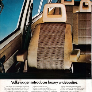 1982 VW Vanagon Gl-bus Interior View-minibus-volkswagen-original 2 Page ...