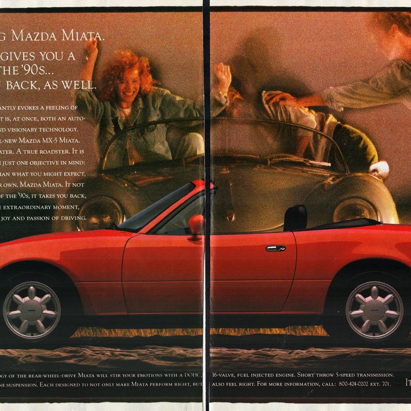 Miata Ad Poster - Etsy