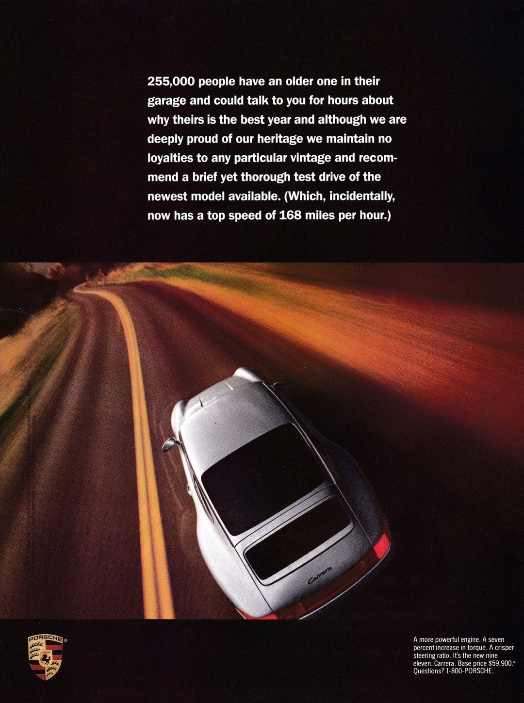 1994 Porsche 911 Carrera-top Speed 168 Mph-original Magazine Ad - Etsy