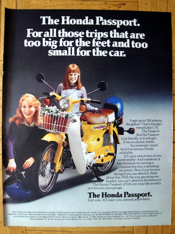 Honda Passport 70cc Years