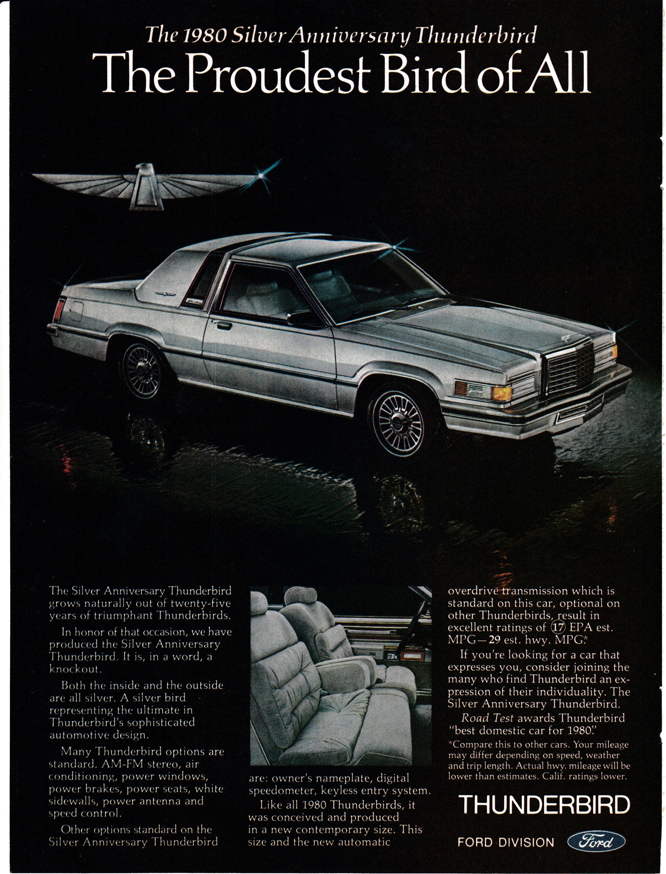 1980 Ford Thunderbird Proudest Bird of All Original 13 10 - Etsy