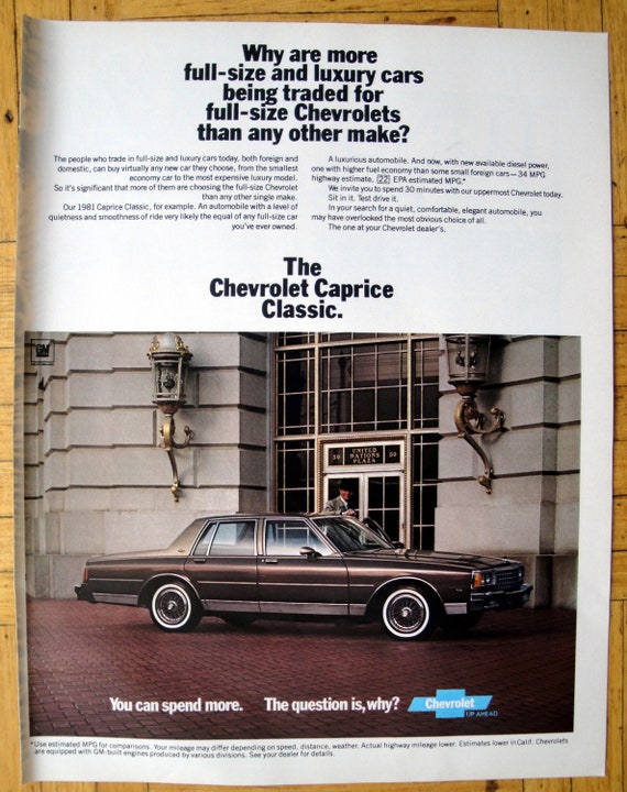 1981 Chevrolet Caprice Classic 1984 Chevrolet Caprice Classic