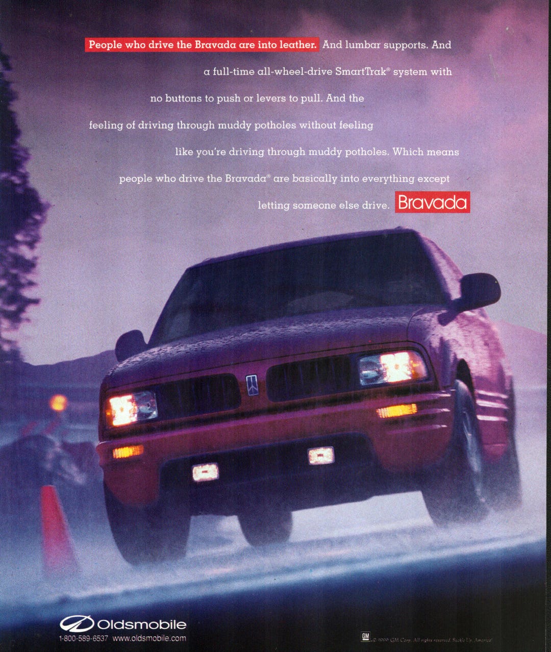 1996 Oldsmobile Bravada SUV Minivan Original Magazine Ad - Etsy