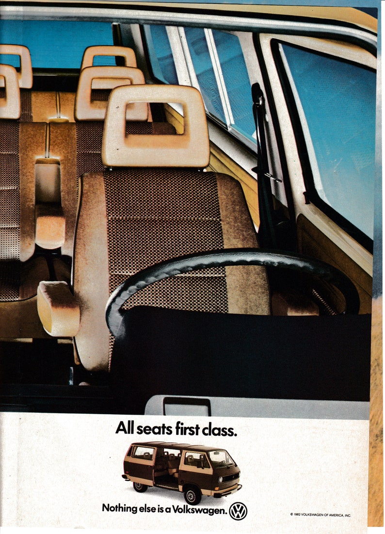 1982 VW Vanagon Gl-bus Interior - Etsy