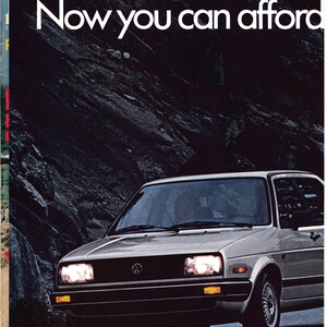 1985 VW Jetta Cost 7995 Now You Can Afford One Original 2 Page Magazine ...