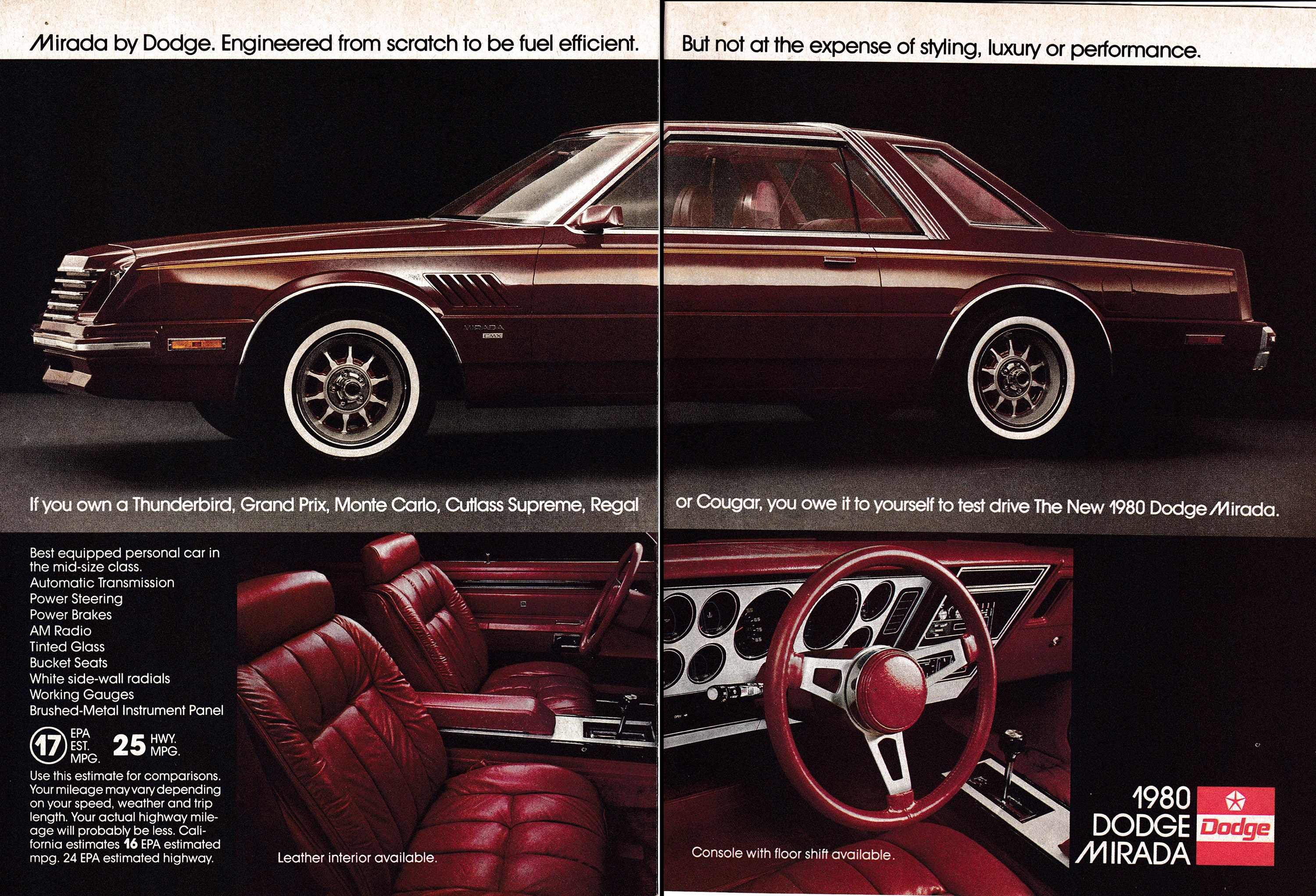 Dodge Mirada Interior