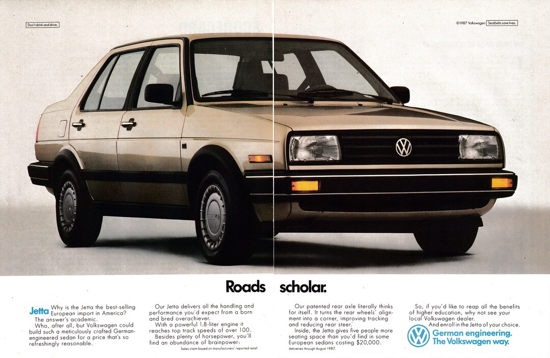1987 VW Jetta-roads Scholar-bug-beetle-volkswagen-original 2 Page ...